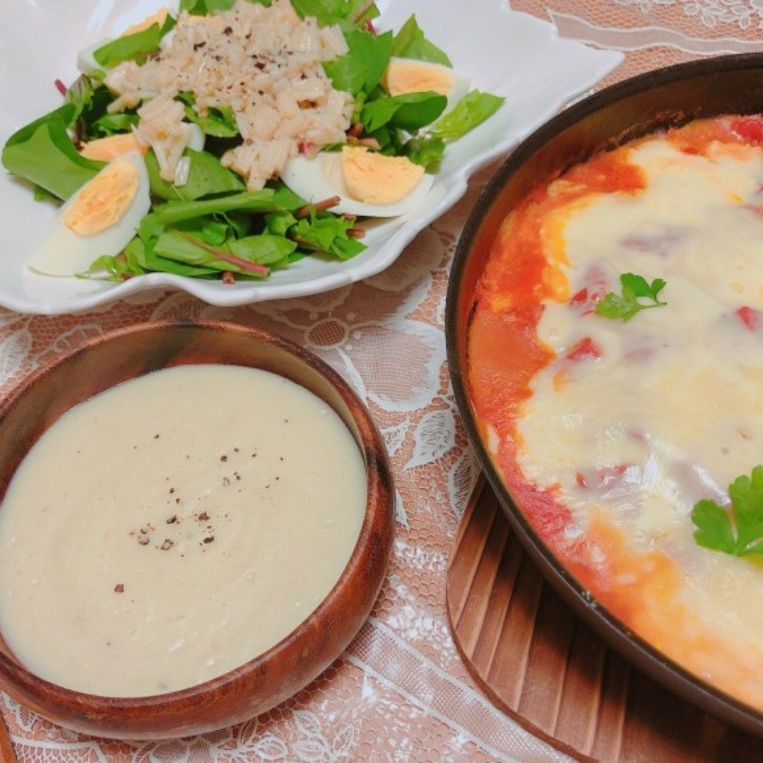 簡単あったか料理教室@オンライン冬にほっこり美味しい身体温まるメニューをオンラインレッスンしました。今回作ったのはこちらの3品。 白菜の ...